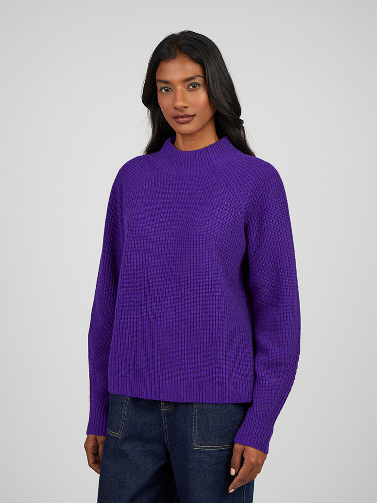 Erin Ultraviolet Cashmere Jumper – Cocoa Cashmere London