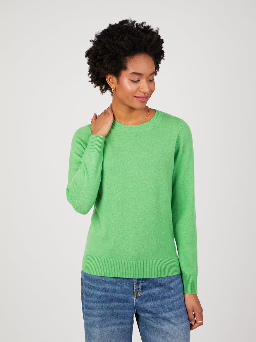 Cocoa Core Standard Crew Neck Jumper | Cocoa Cashmere London
