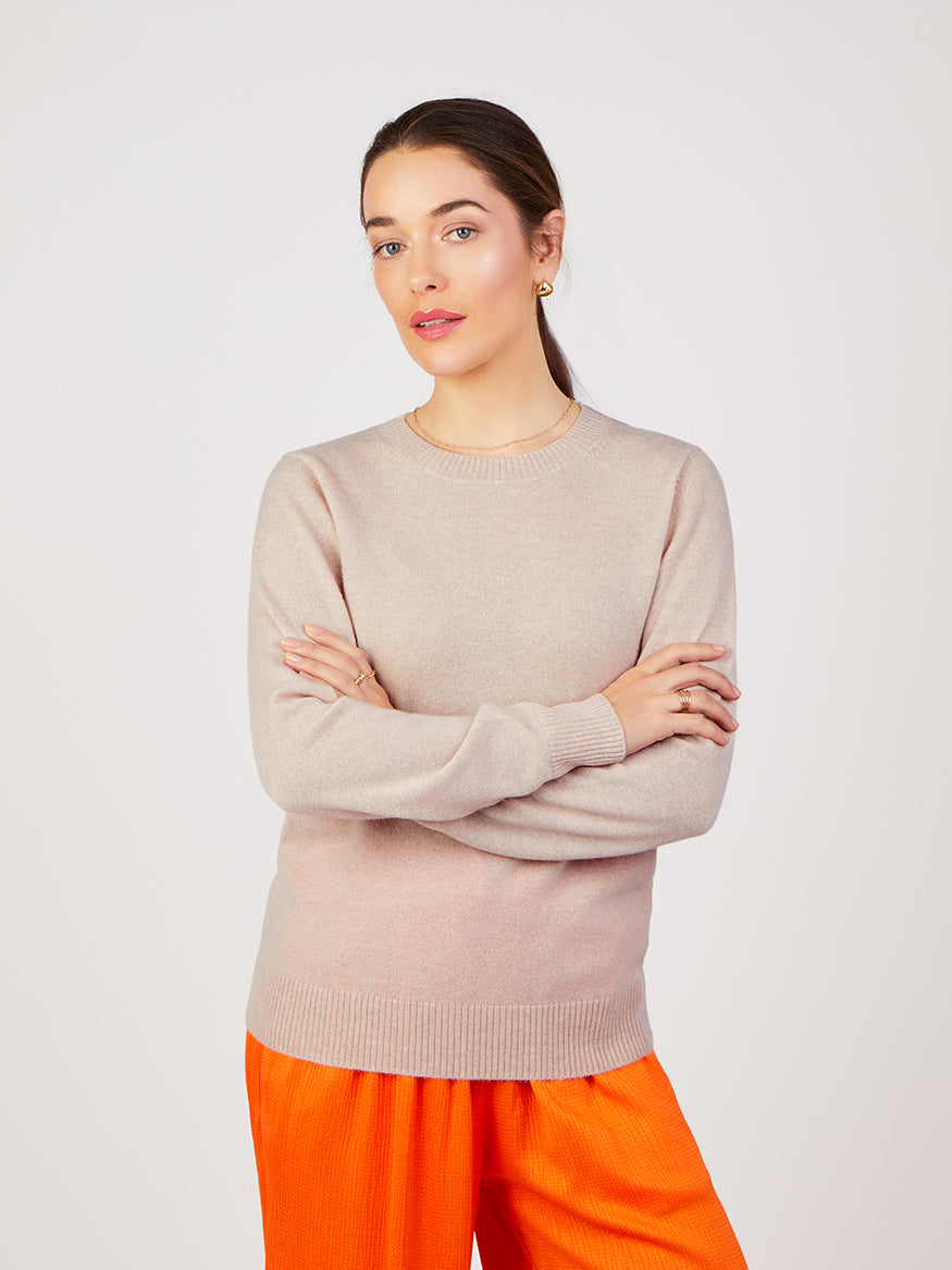 Cocoa Core Standard Crew Neck Jumper | Cocoa Cashmere London
