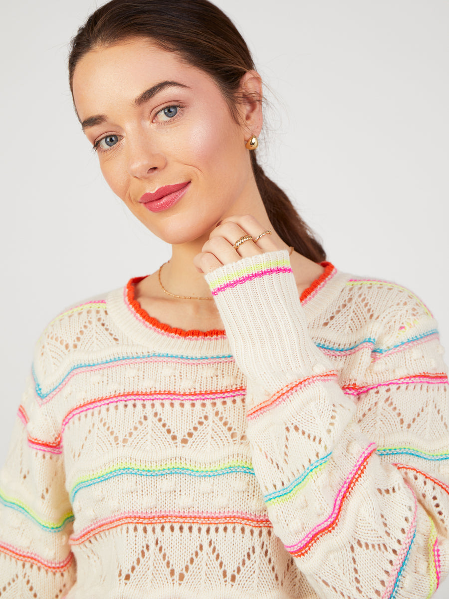 Sema Natural White Cashmere Jumper – Cocoa Cashmere London