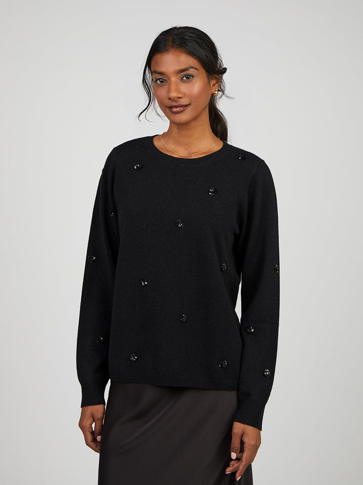 River Noir Wool Cashmere Jumper – Cocoa Cashmere London