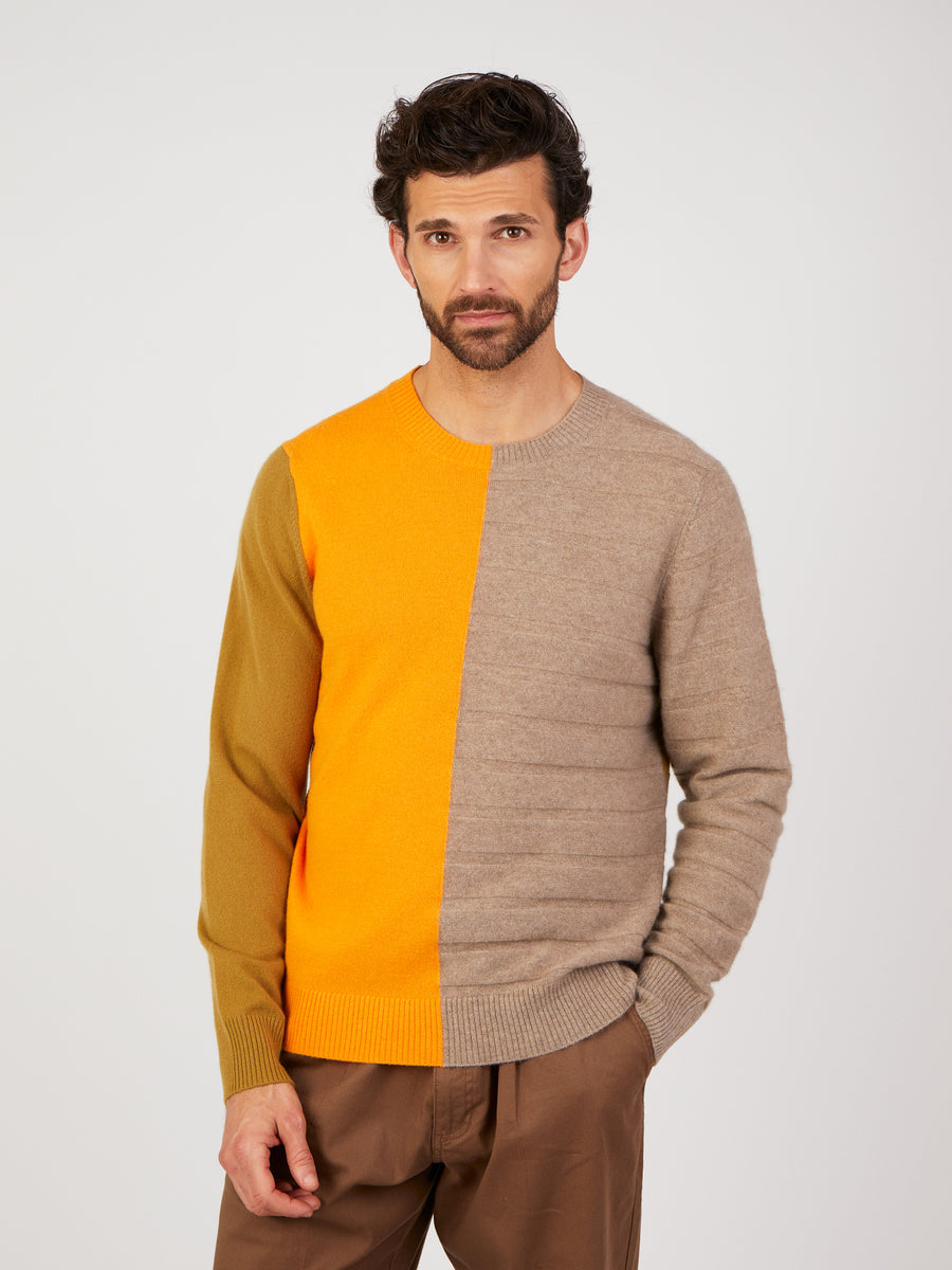 Timothy Natural Brown Cashmere Jumper – Cocoa Cashmere London